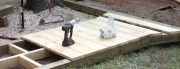 How To Build A Wooden Walkway Step By Step Tutorial | Faithfully Free