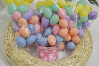 How to Make an Easter Egg Wreath | Faithfully Free